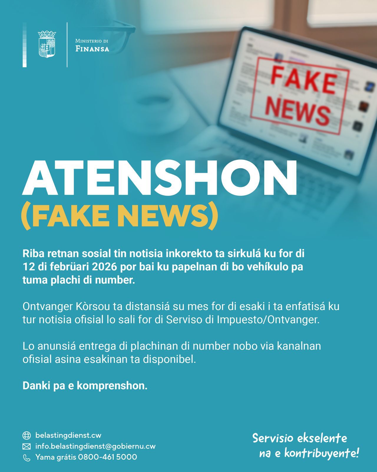 LET OP: FAKE NEWS MRB - Belastingdienst